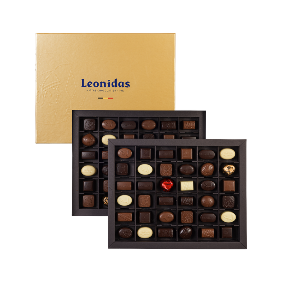 Caja de Bombones Azul 72 unidades - Chocolates Leonidas – Leonidas Chile